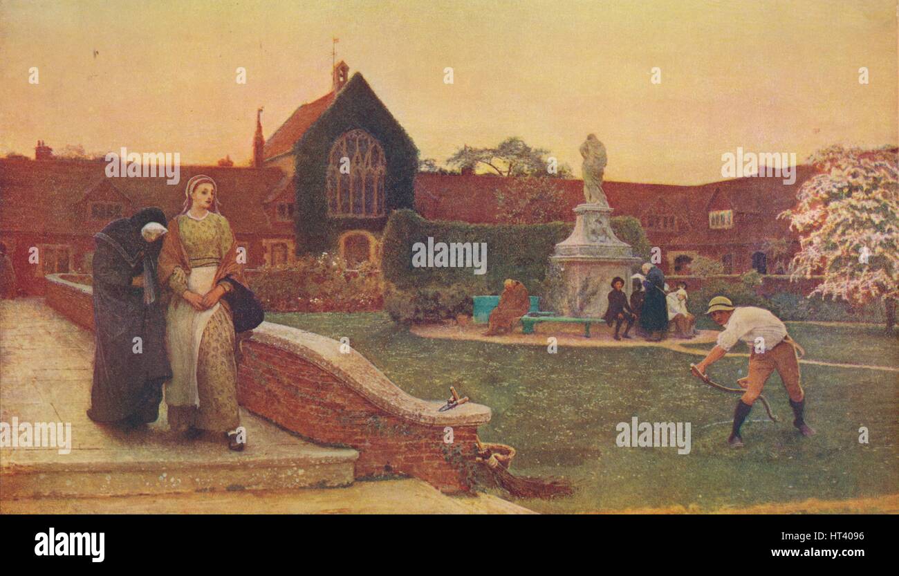 'The Harbour of Refuge', 1872, (c1900). Artist: Fred Walker Stock Photo ...