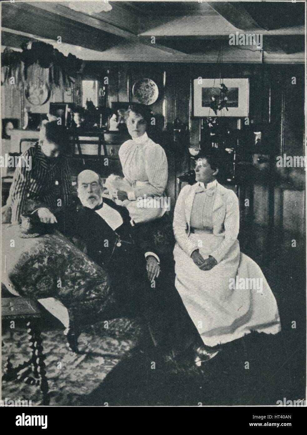 'Captain Bourchier, his Daughter, and Grand-Daughter', c1900, (1910 ...