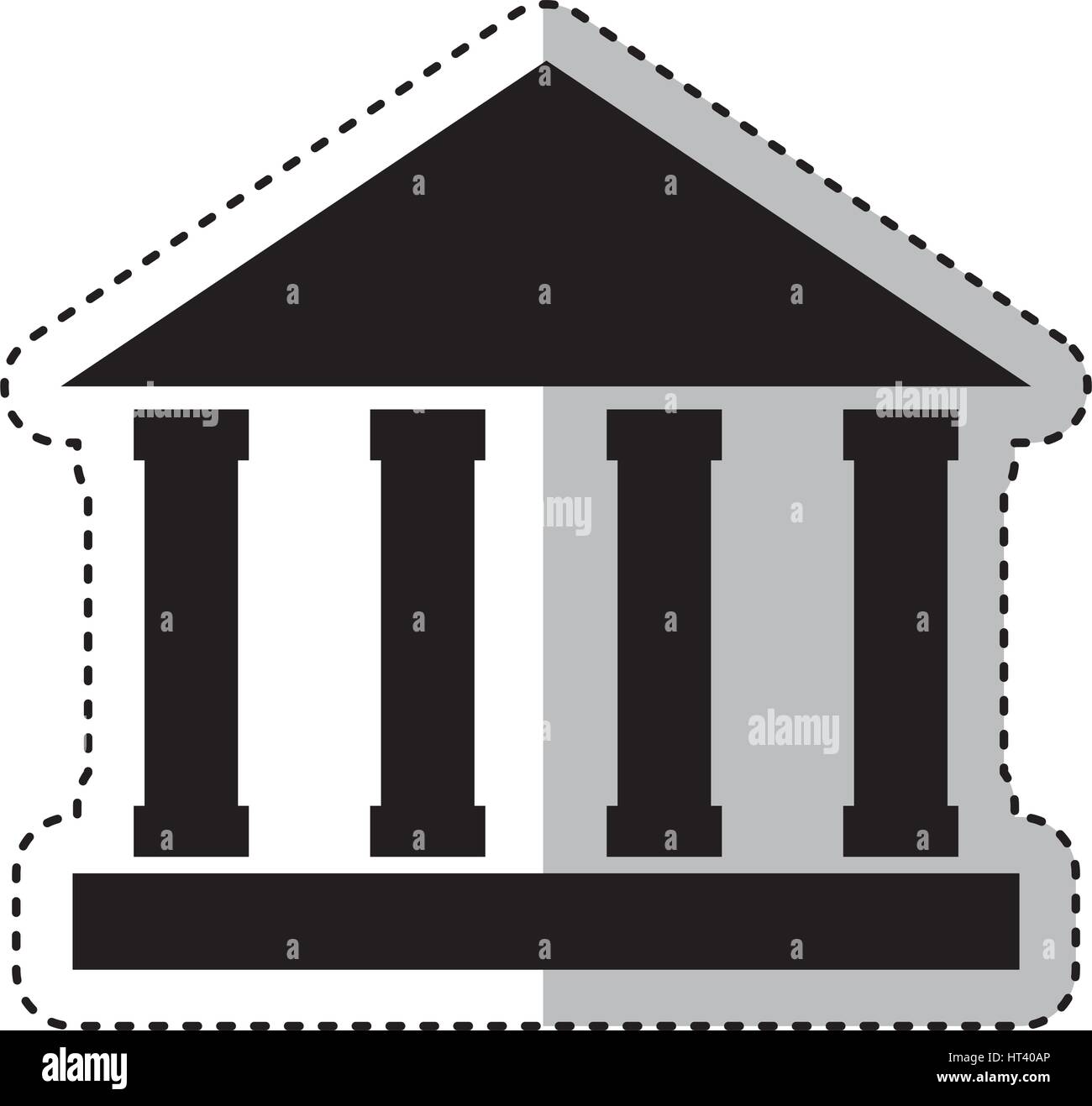 building roman columns icon Stock Vector Image & Art - Alamy