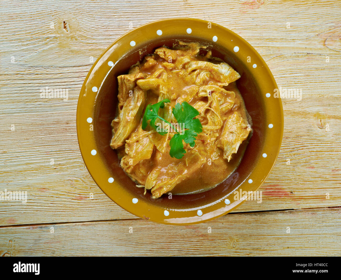 Congo Poulet Nyembwe.African cuisine Stock Photo - Alamy