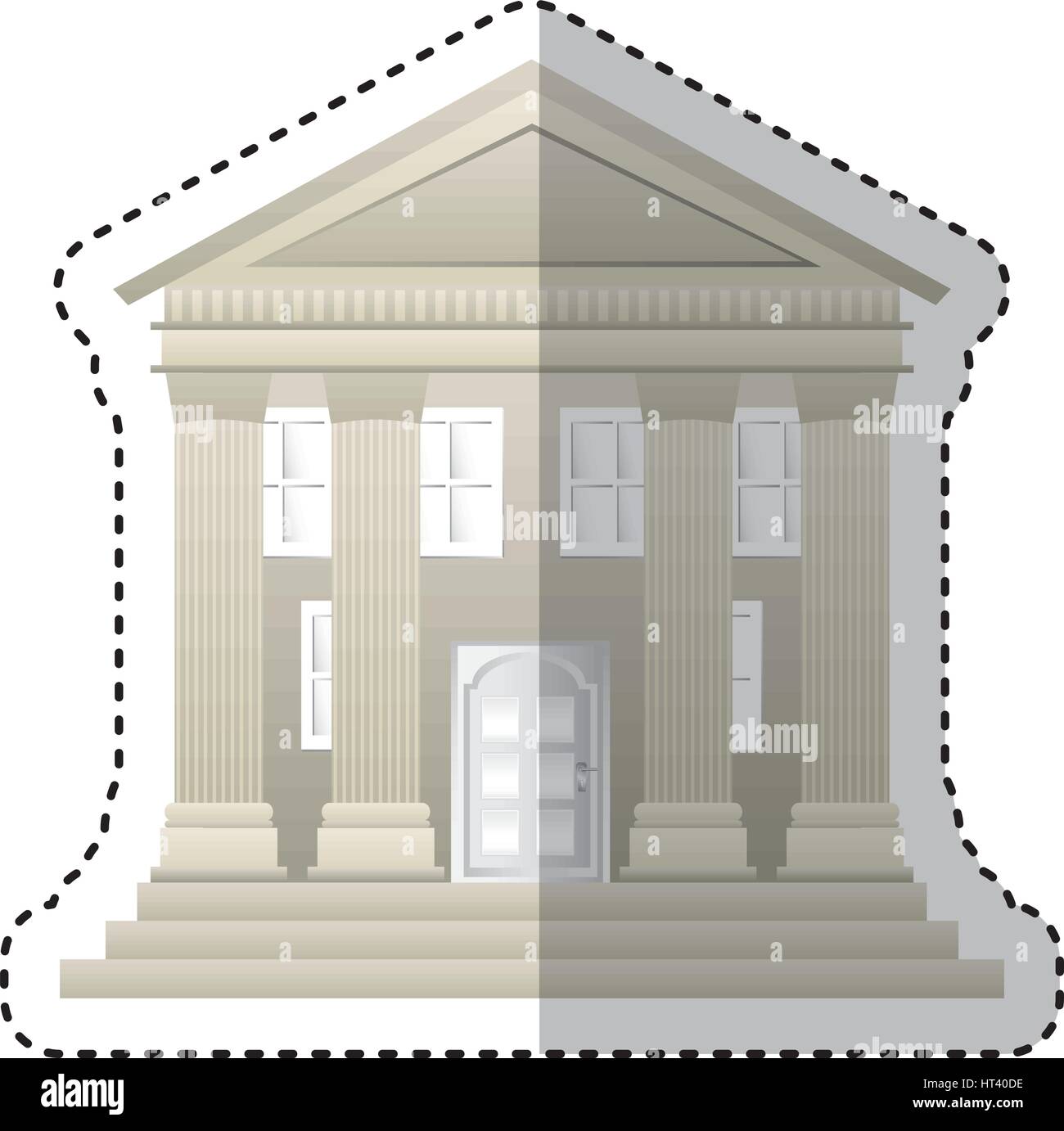 building roman columns icon Stock Vector Image & Art - Alamy