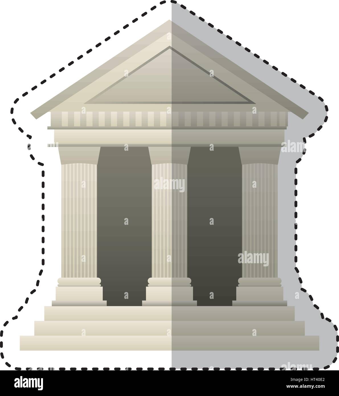 building roman columns icon Stock Vector Image & Art - Alamy