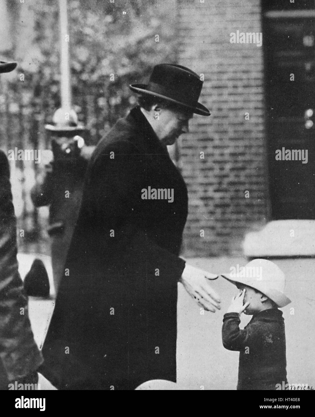 'Mr. Churchill attending a Cabinet meeting during the General Strike in ...