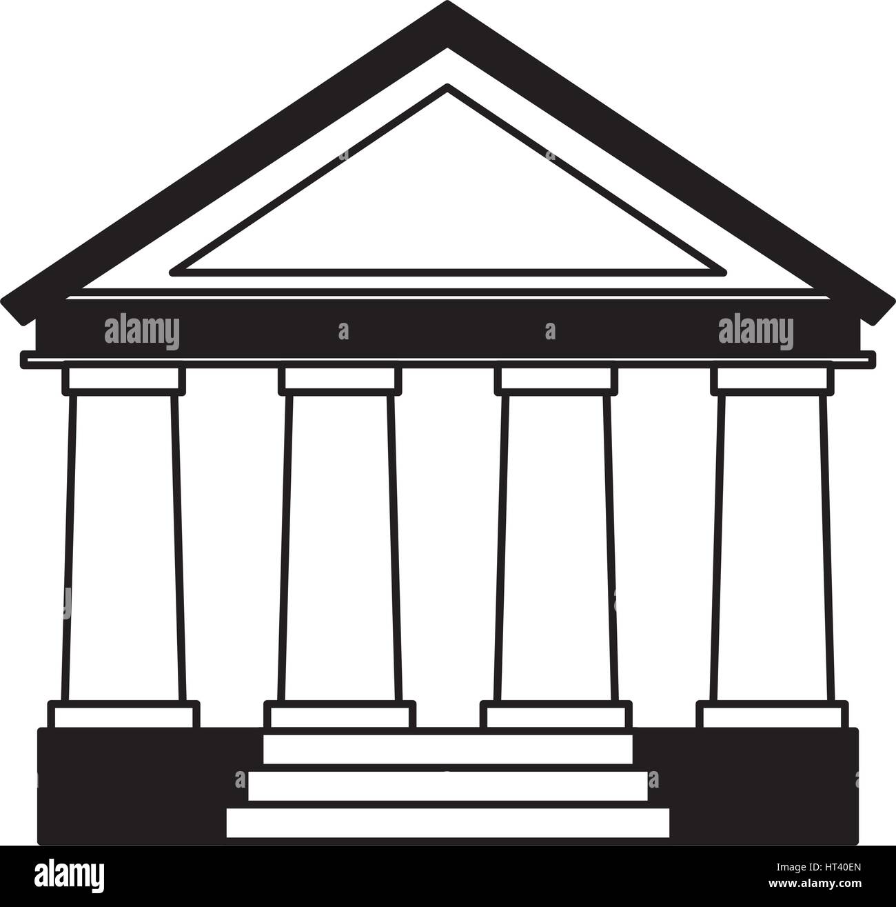 building roman columns icon Stock Vector Image & Art - Alamy