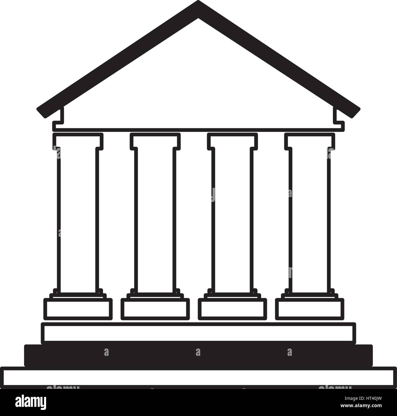 building roman columns icon Stock Vector Image & Art - Alamy