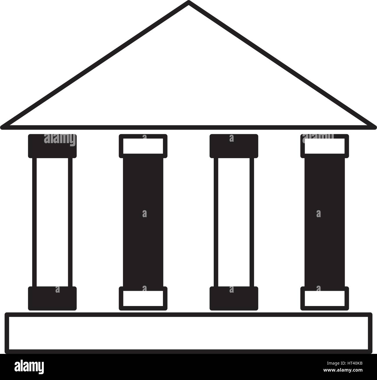 building roman columns icon Stock Vector Image & Art - Alamy