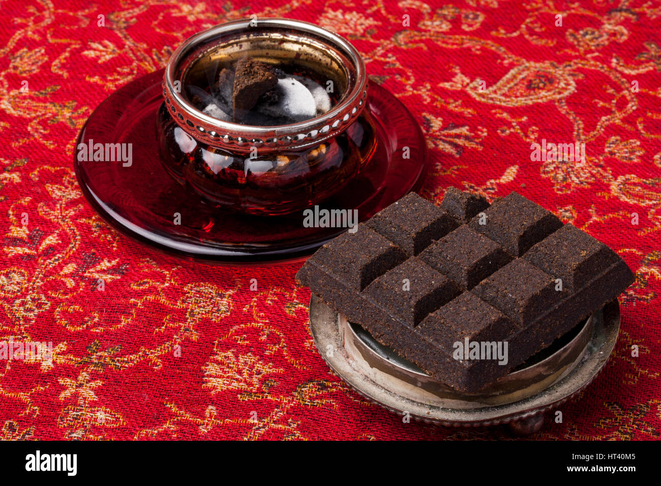 In most Arab countries incense is burned in the form of blocks or ...