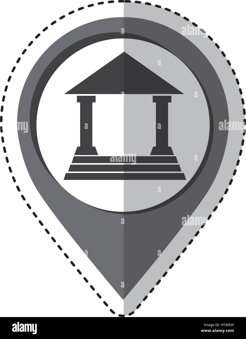 building roman columns icon Stock Vector Image & Art - Alamy