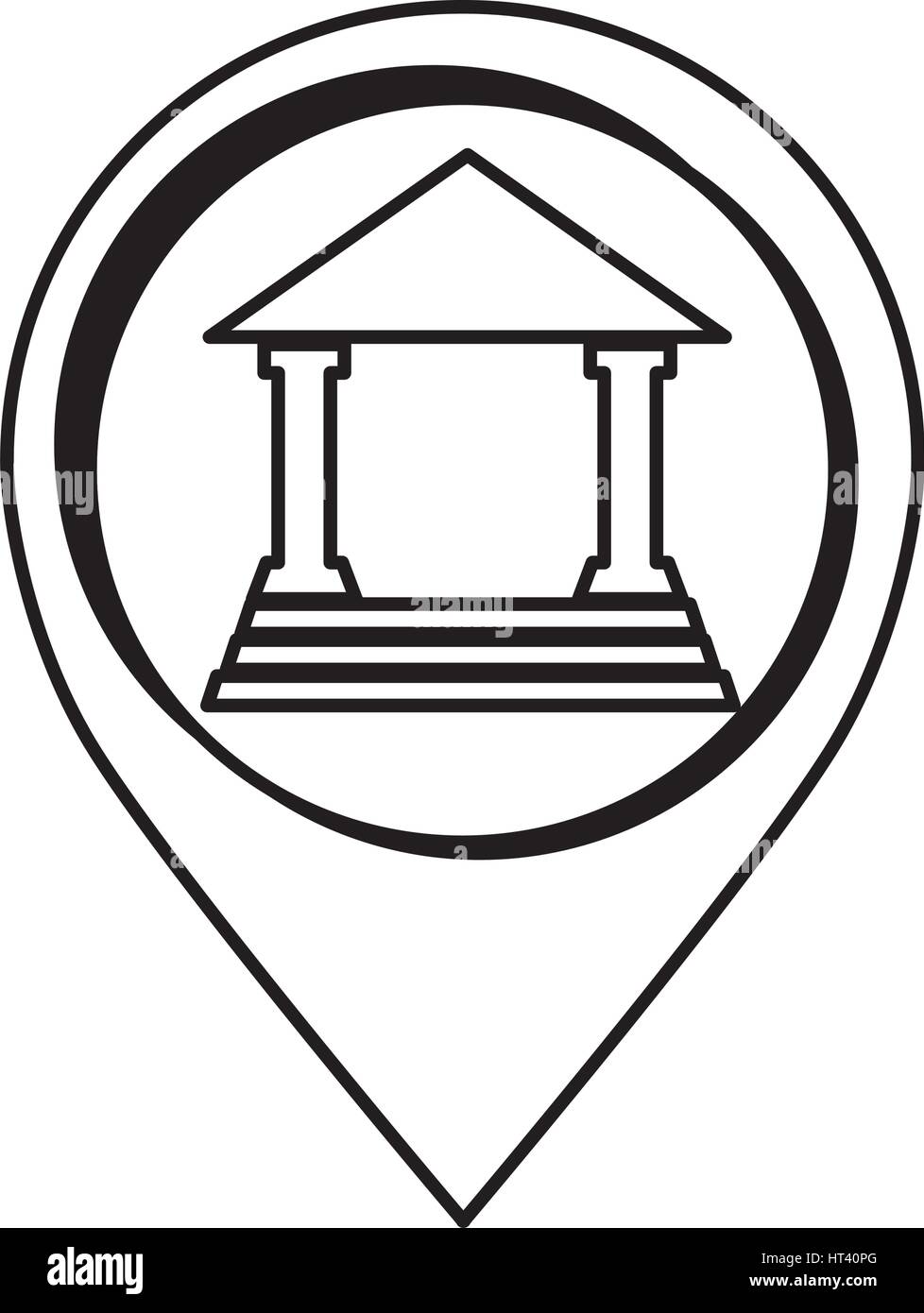 building roman columns icon Stock Vector Image & Art - Alamy