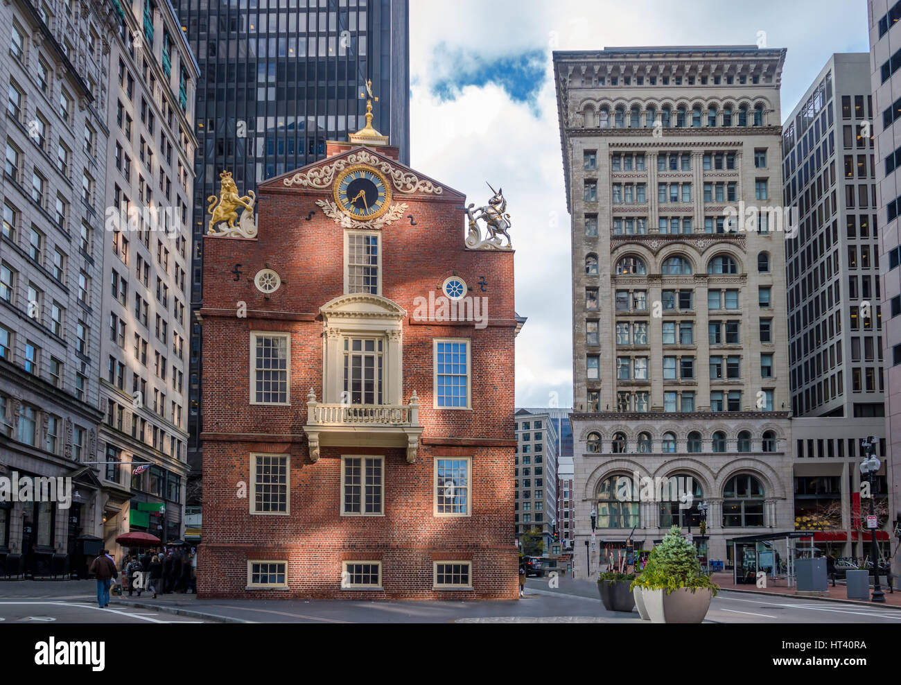 Old state house boston hi-res stock photography and images - Alamy