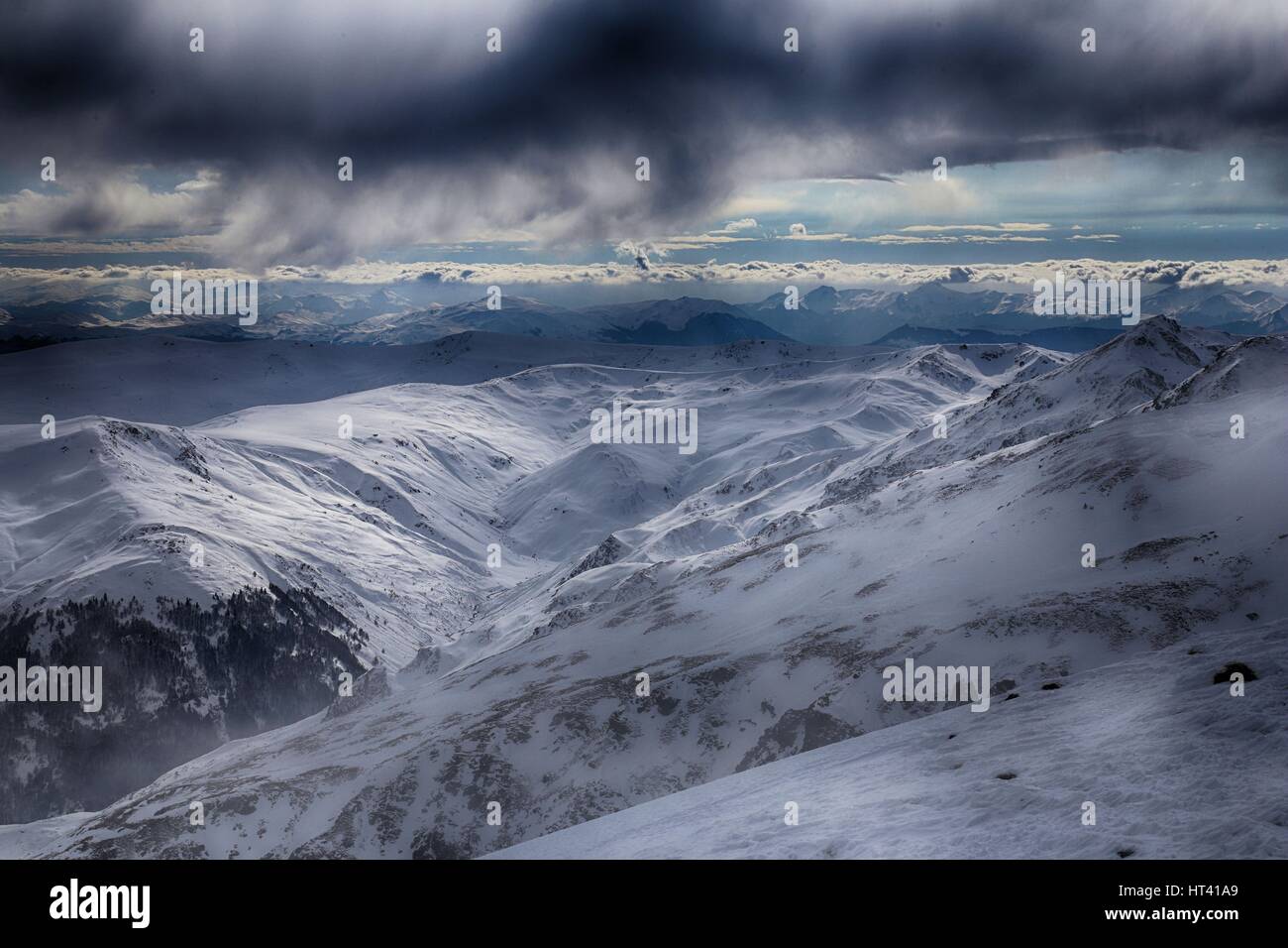 Sar / Sharr Mountains / Malet e Sharrit between Macedonia and Kosovo in ...