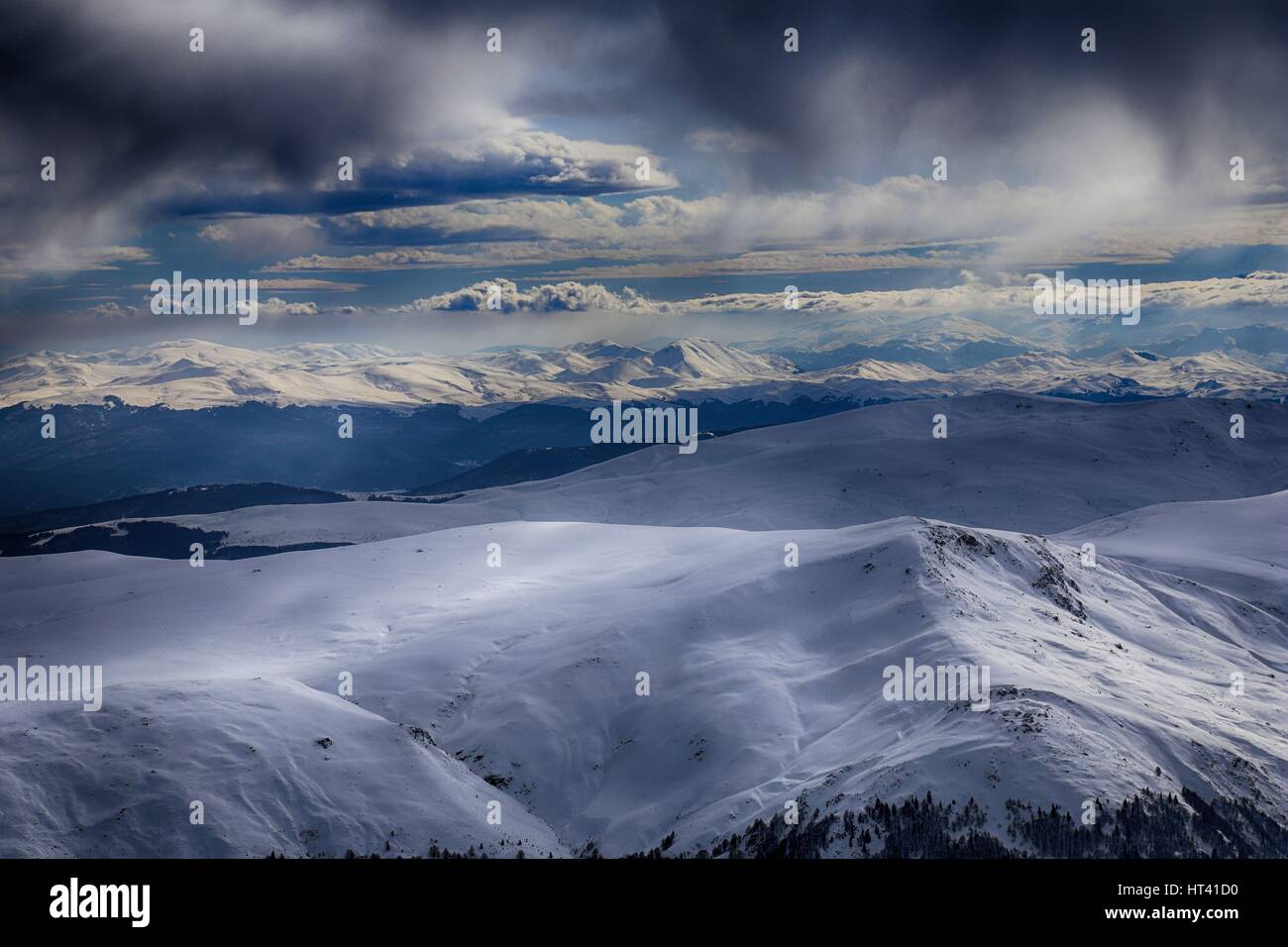 Sar / Sharr Mountains / Malet e Sharrit between Macedonia and Kosovo in ...