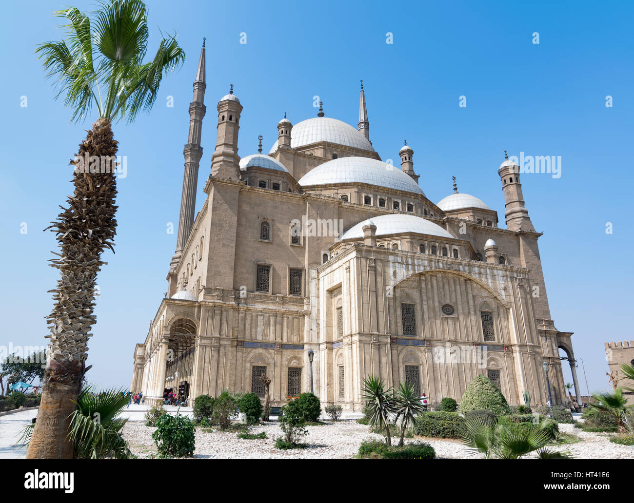The great Mosque of Muhammad Ali Pasha (Alabaster Mosque), situated in ...