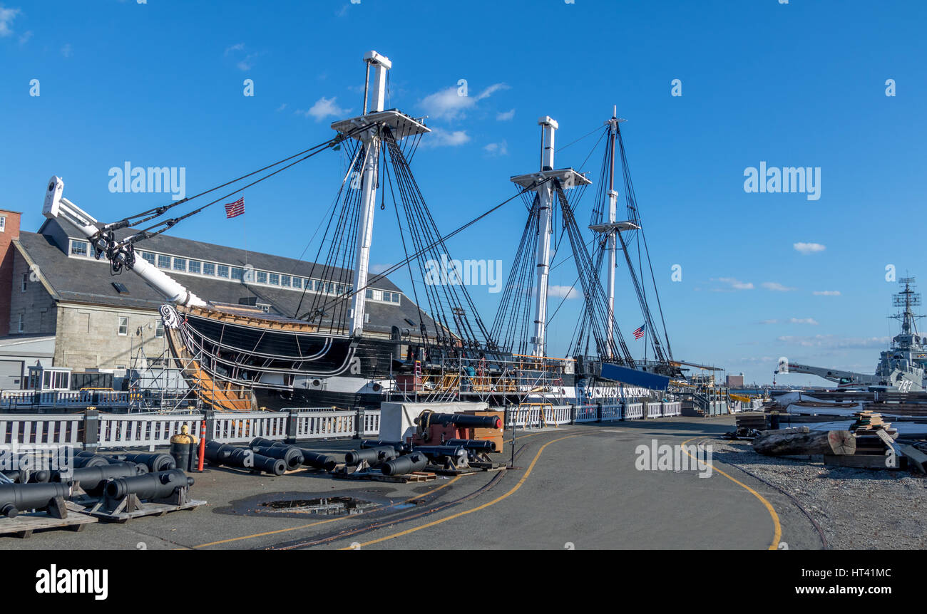 USS Constitution - Boston, Massachusetts, USA Stock Photo - Alamy
