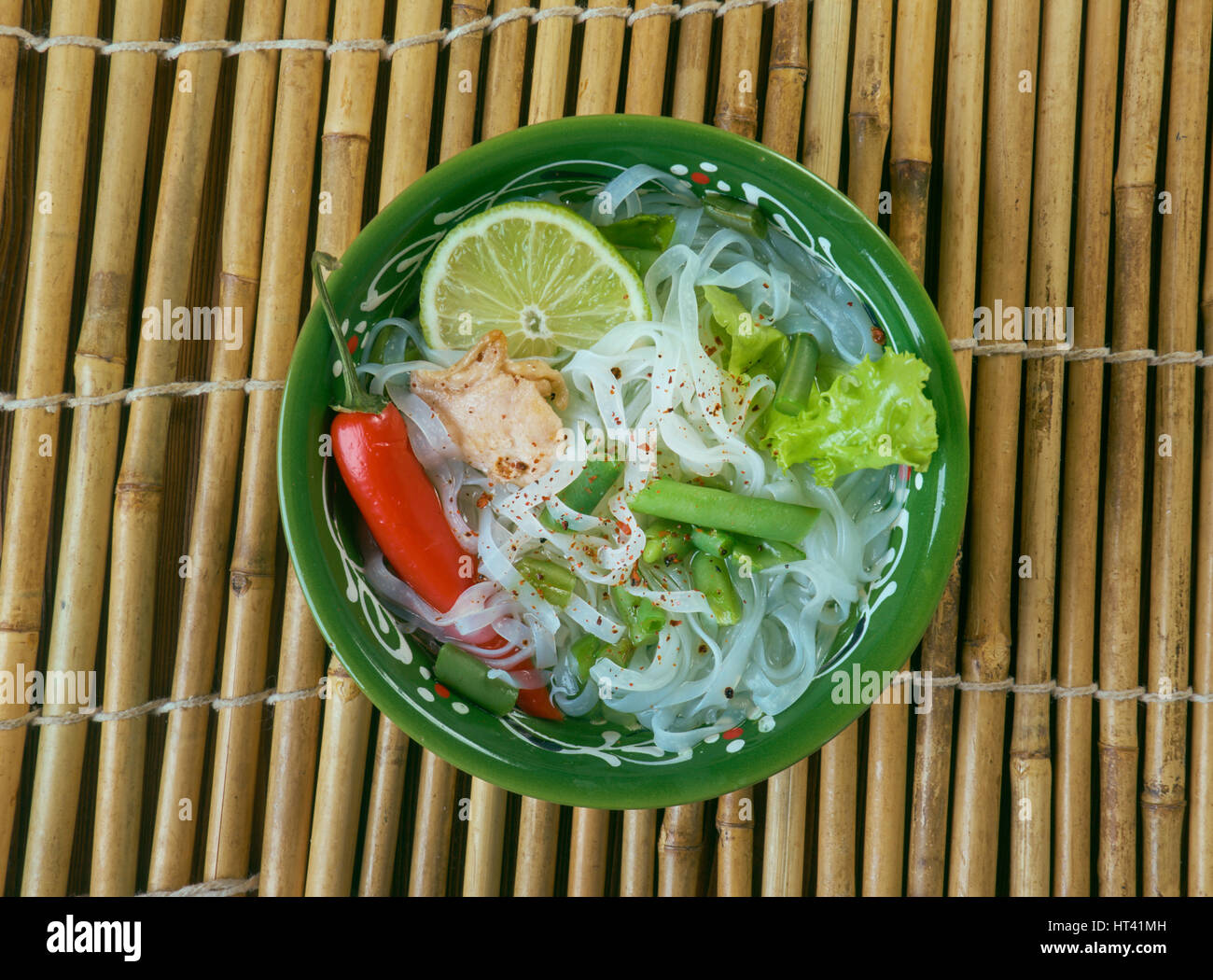 Lao Rice Noodle Soup - Foe Stock Photo - Alamy
