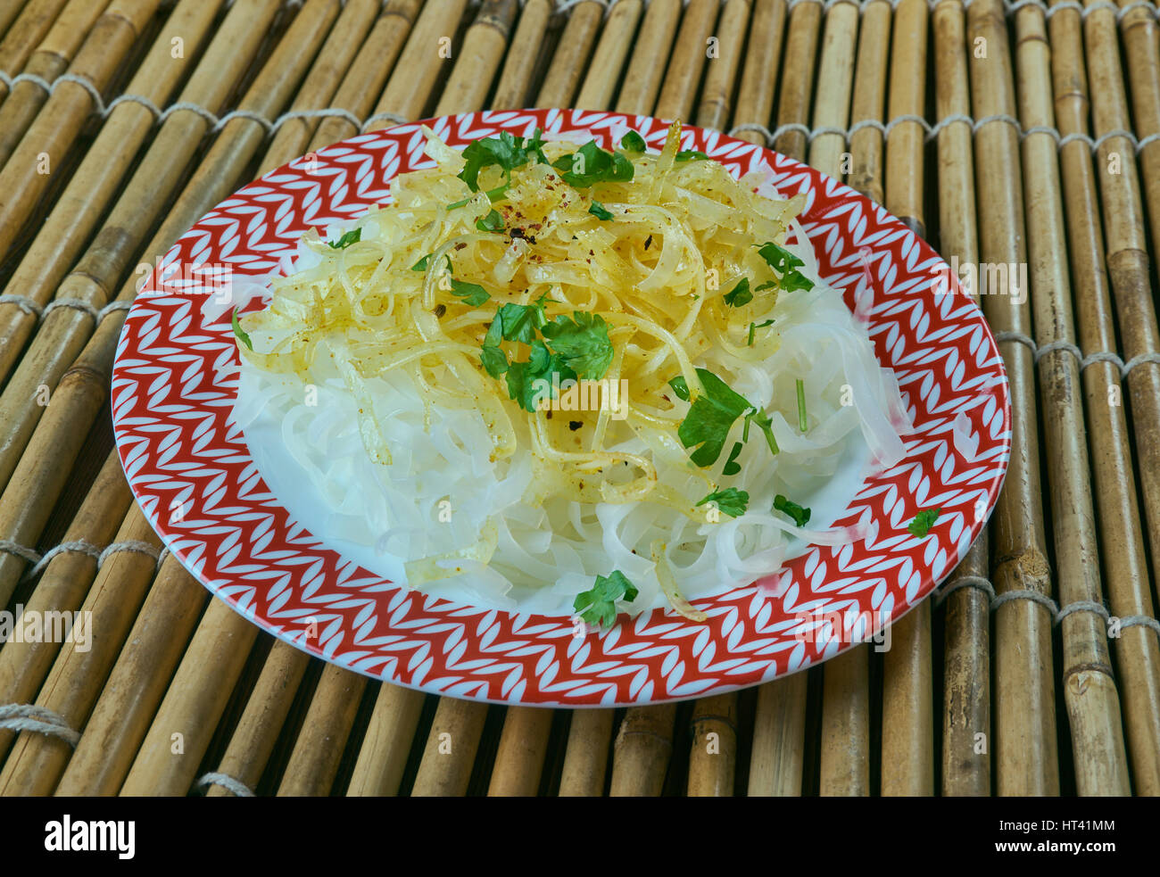 Mont di - Burmese cuisine dishes made with thin rice noodles Stock ...