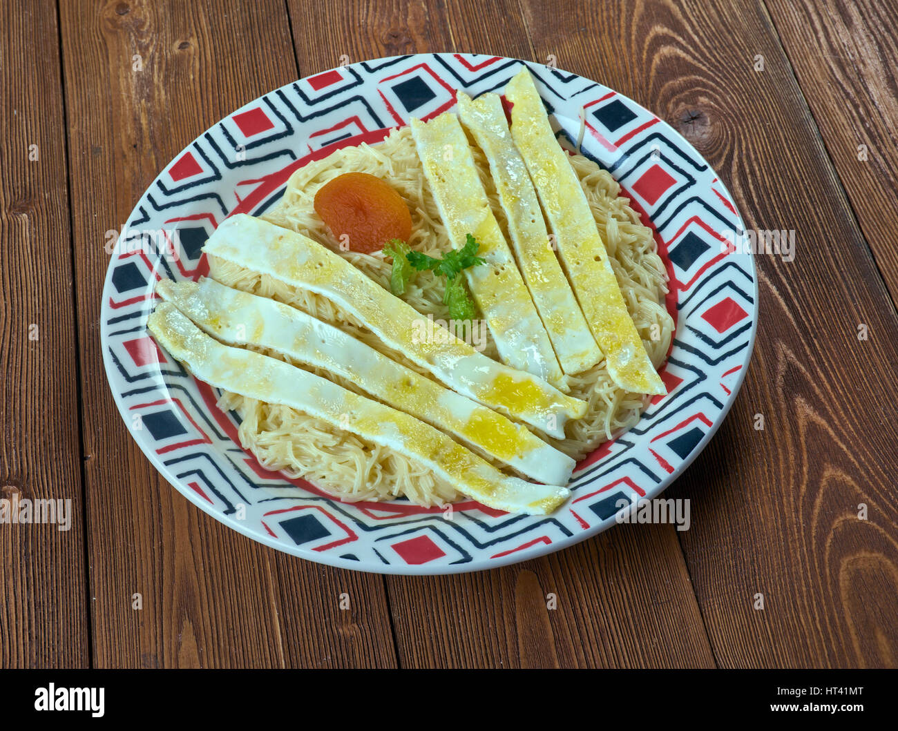 Balaleet - Sweet Vermicelli and Eggs. traditional breakfast in the ...