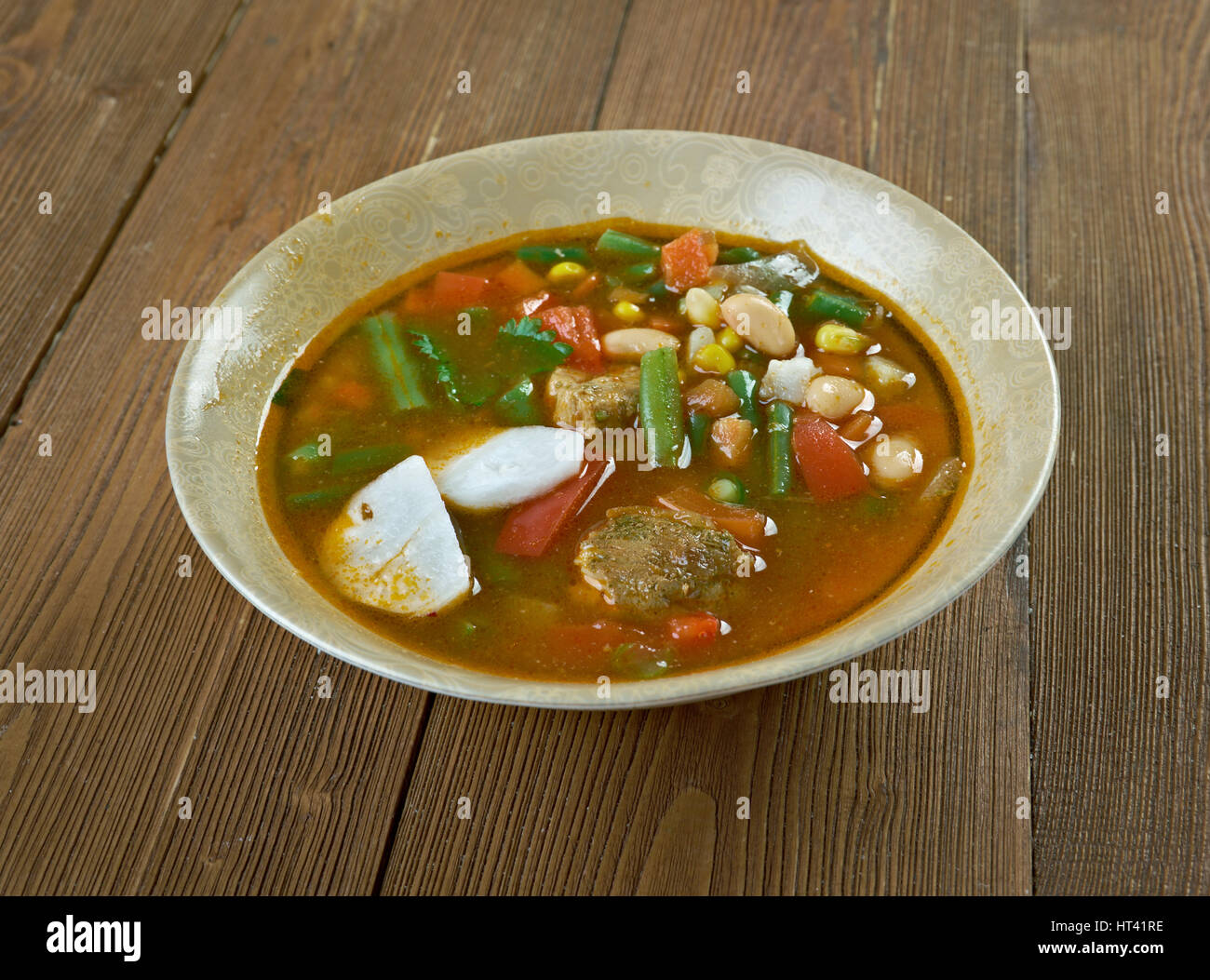 Locro - national dishes of Argentina, Bolivia, Peru and Ecuador Stock ...