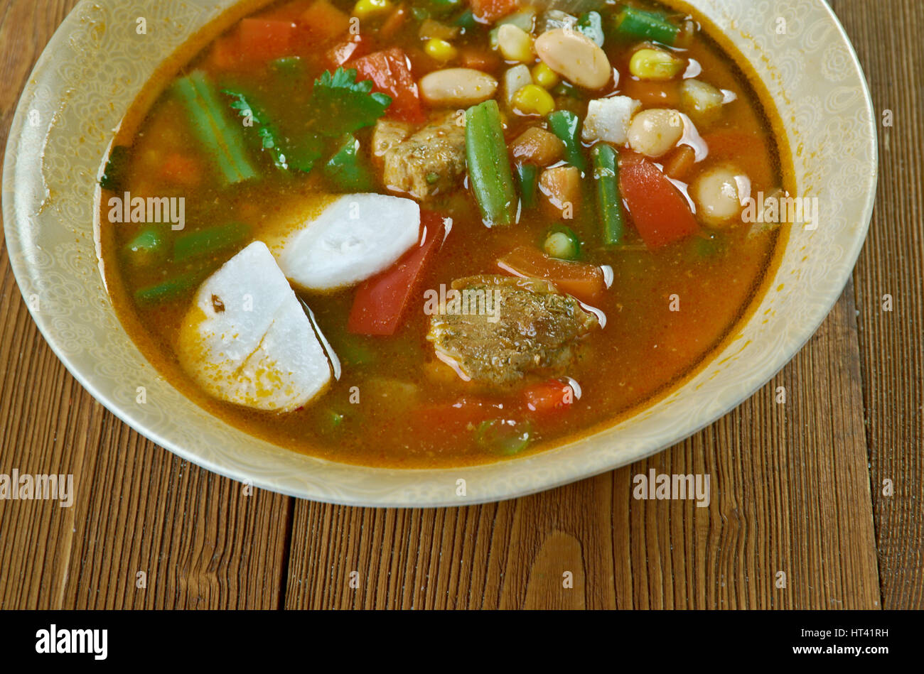 Locro - national dishes of Argentina, Bolivia, Peru and Ecuador Stock ...
