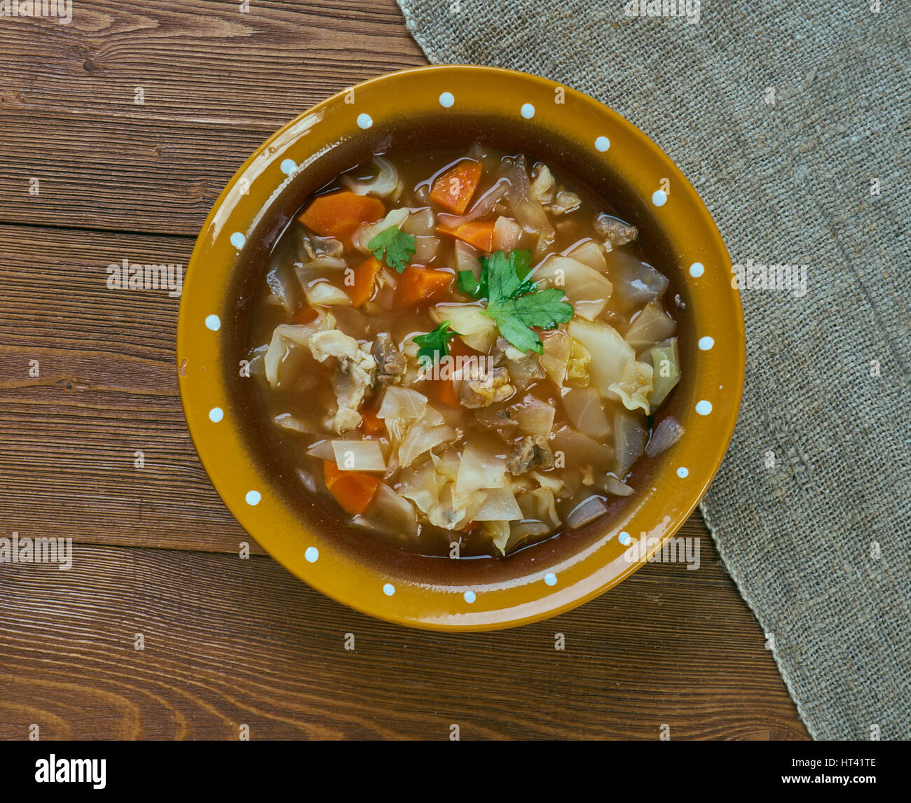 kaalikeitto - Finnish cabbage soup, close up Stock Photo - Alamy