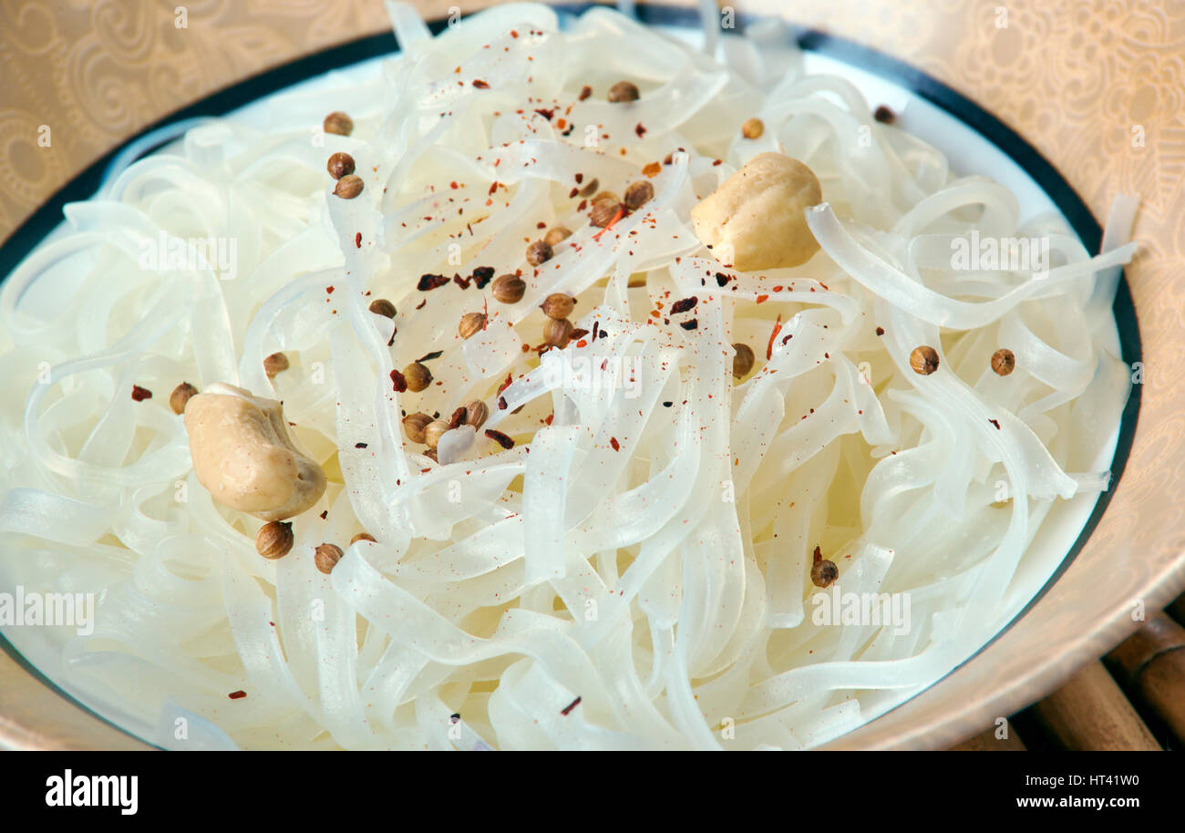 Sevai - type of rice vermicelli popular in Southern India Stock Photo ...