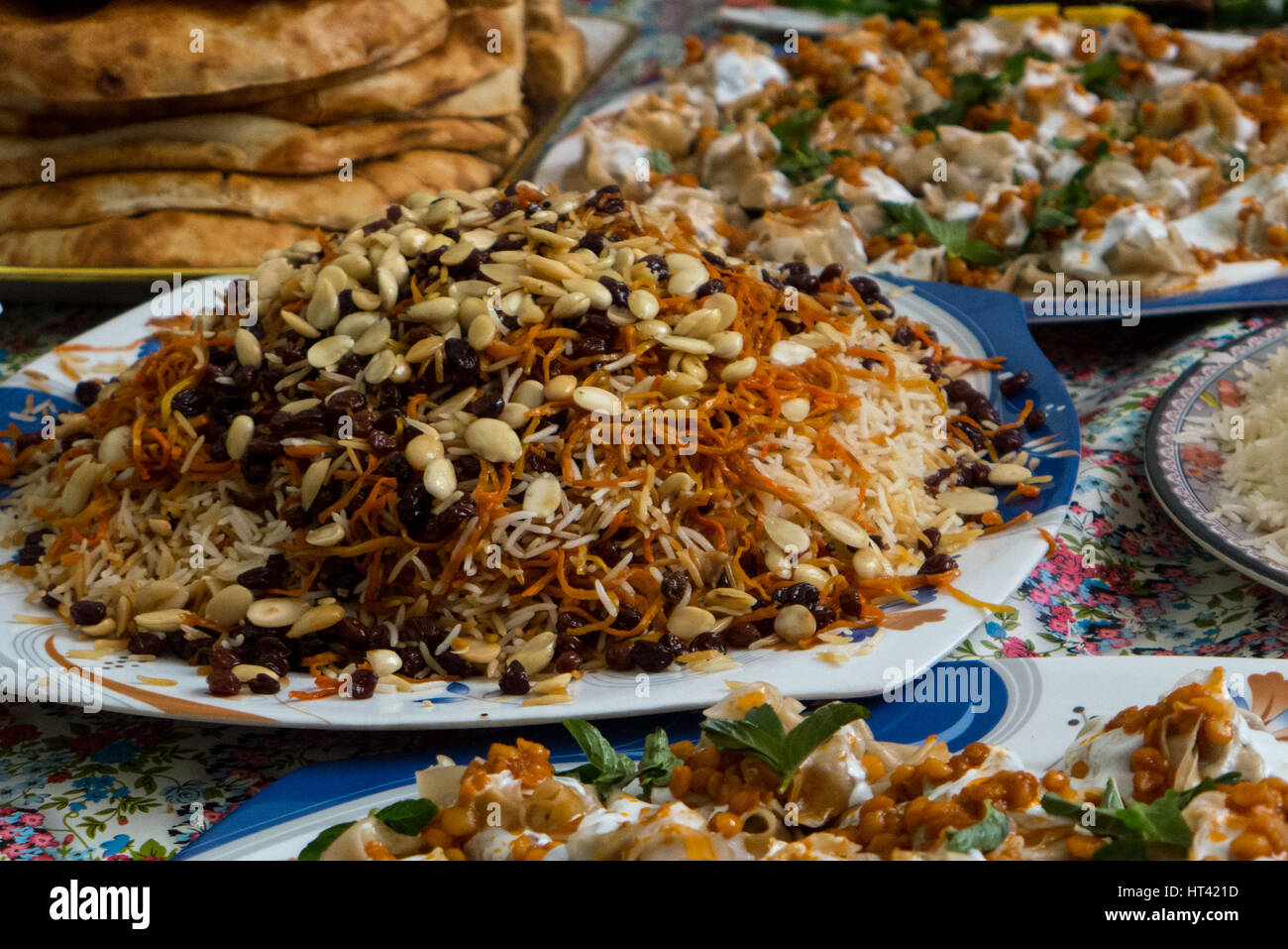 Traditional Afghan food Stock Photo - Alamy