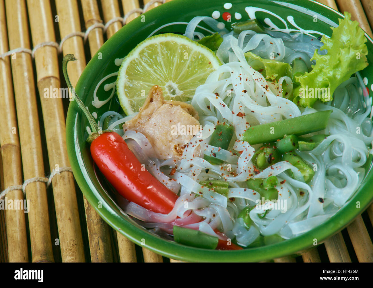 Lao Rice Noodle Soup - Foe Stock Photo - Alamy