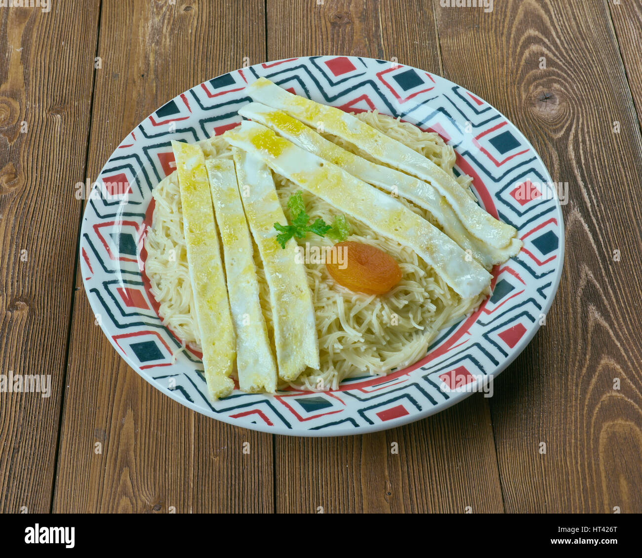 Balaleet - Sweet Vermicelli and Eggs. traditional breakfast in the ...