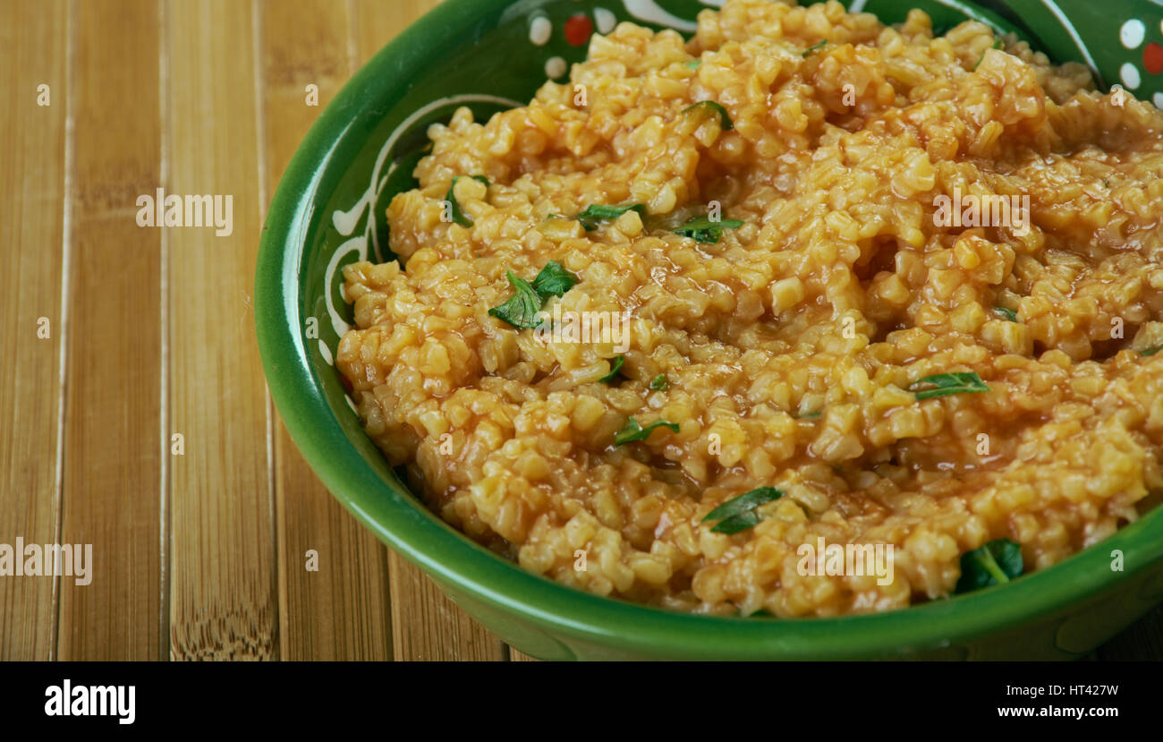 Jireesh - Kuwaiti cracked wheat soup Stock Photo - Alamy