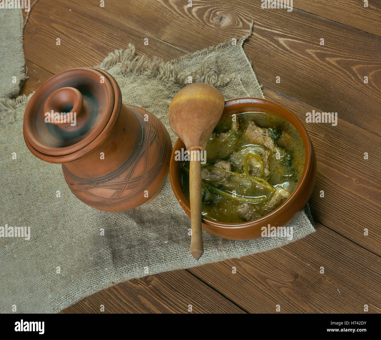 Stewed Mutton Medieval - Hericot of Mutton Stock Photo - Alamy