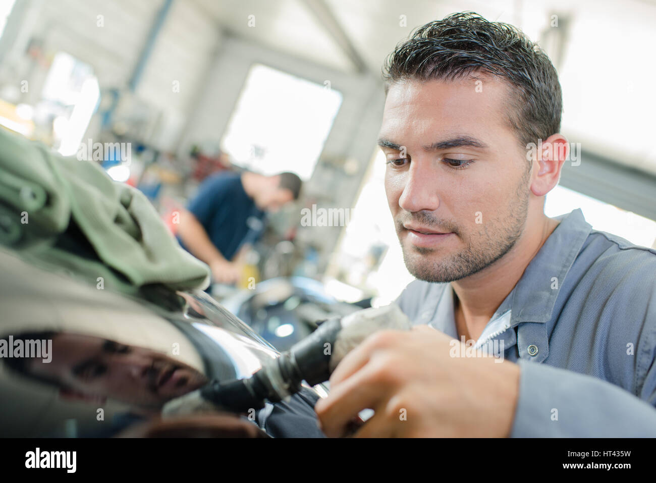 mechanic at work Stock Photo - Alamy