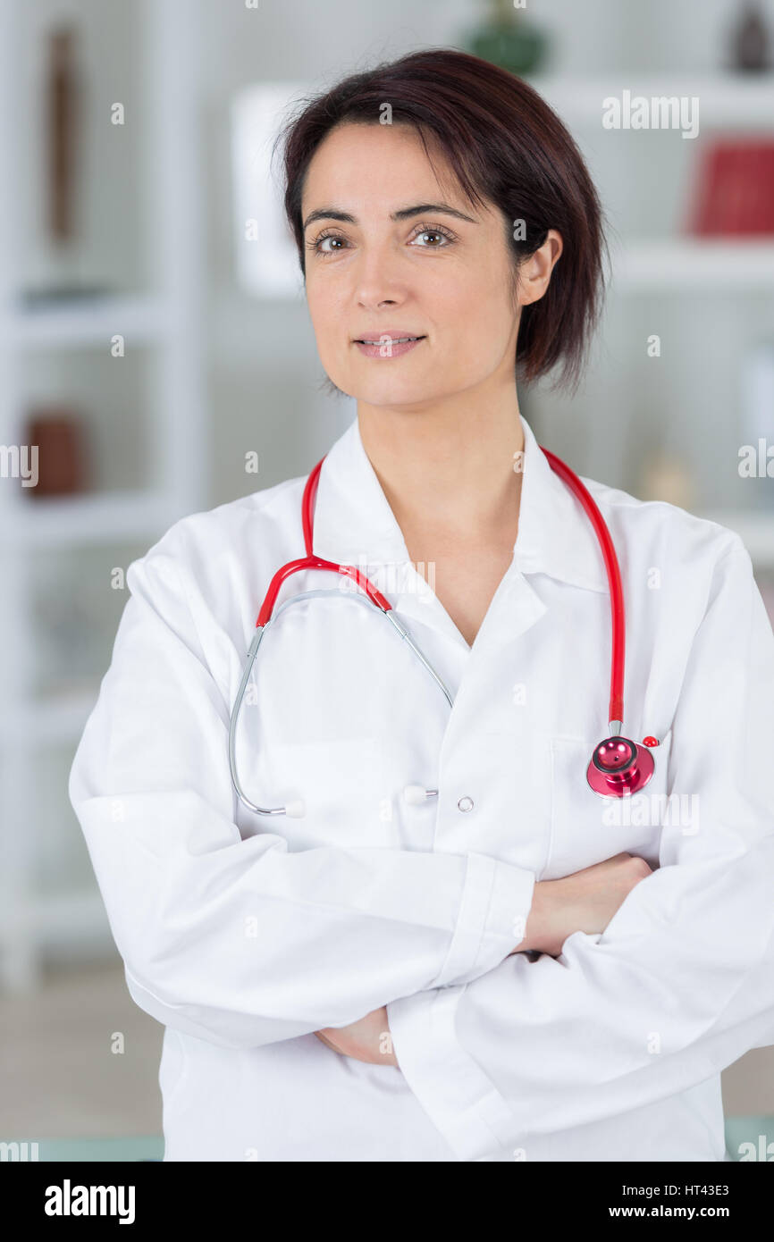 a doctor's pose Stock Photo - Alamy