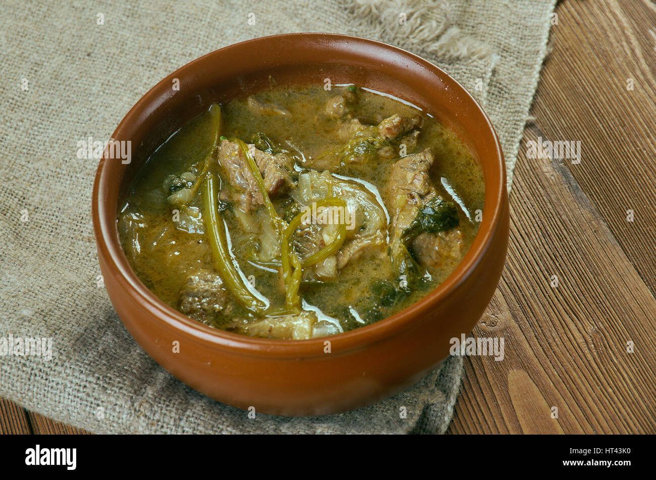 Stewed Mutton Medieval - Hericot of Mutton Stock Photo - Alamy
