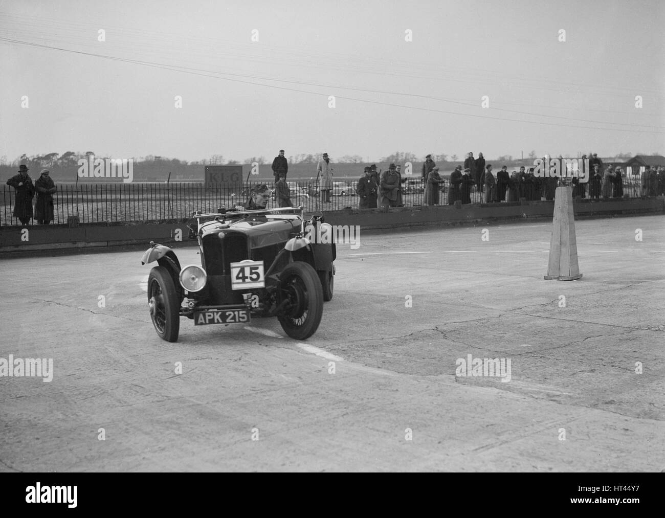 AC 16/66 competing in the JCC Rally, Brooklands, Surrey, 1939. Artist ...