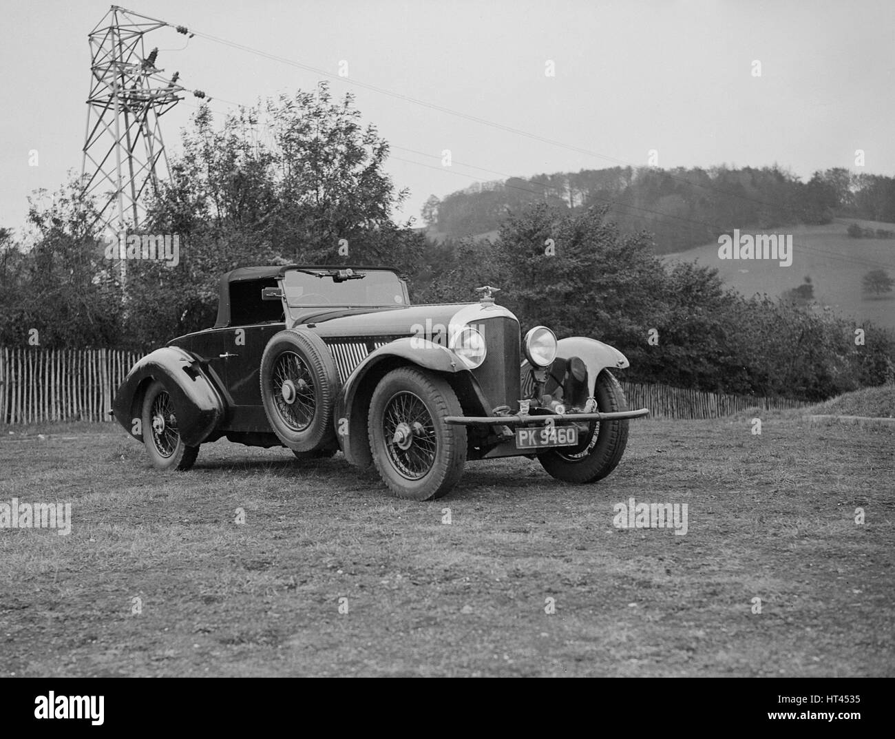 Charles Mortimer's Barker-bodied 2-seater Bentley, c1930s Artist: Bill ...
