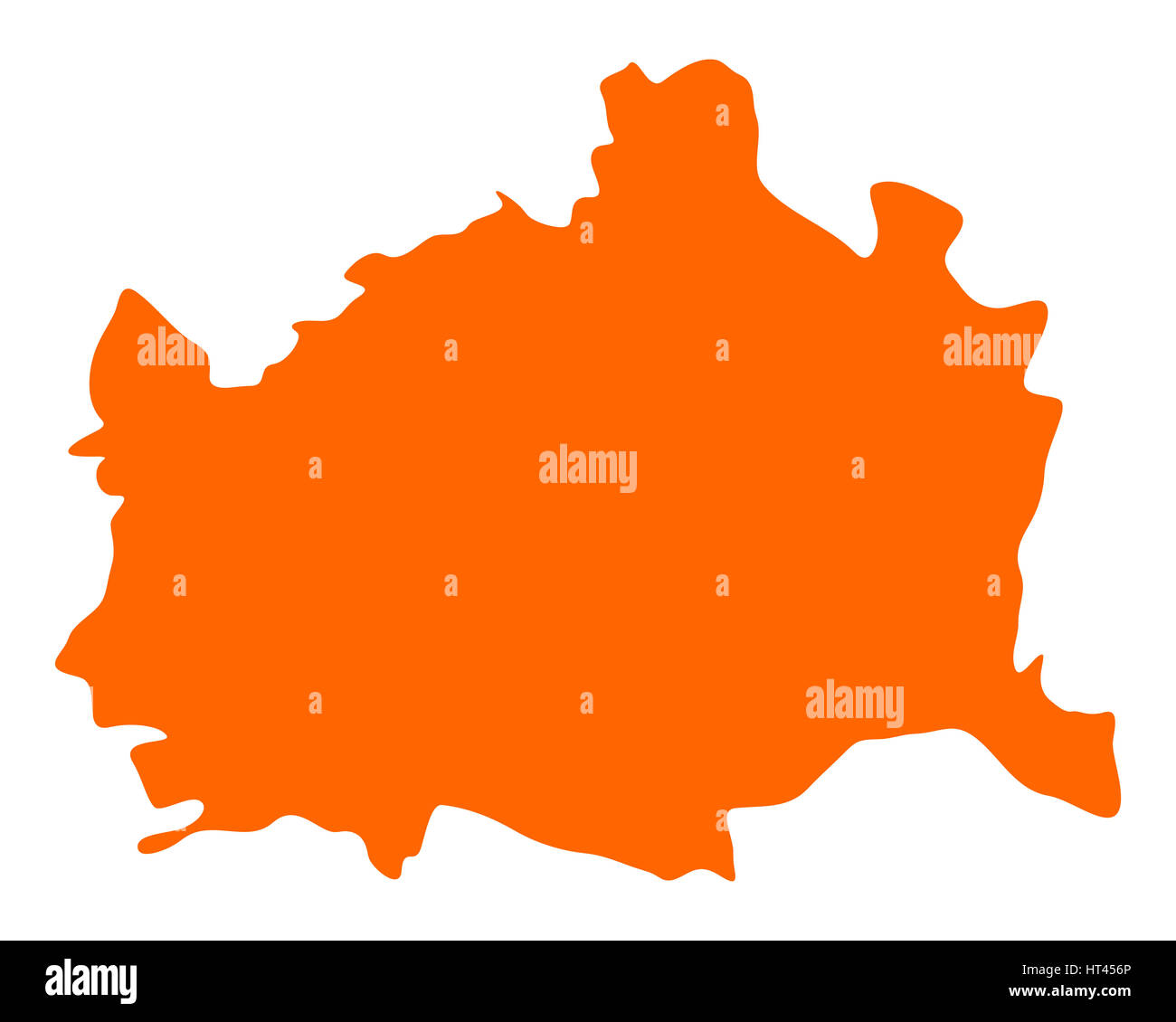 Map of Vienna Stock Photo - Alamy