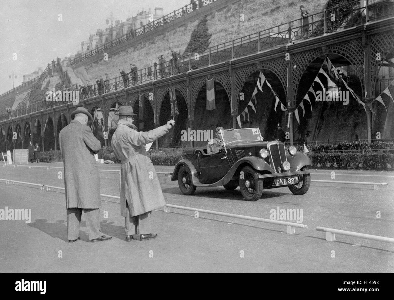 Morris open 2-seater of MC Browning on Madeira Drive, Brighton, RAC ...