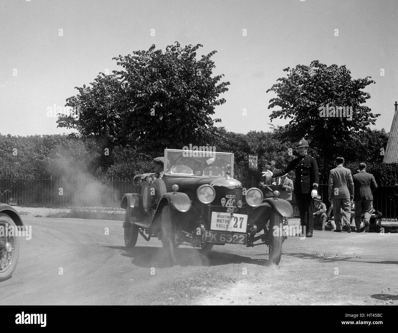 AC Acedes Six open tourer of J Mollart competing in the B&HMC Brighton ...