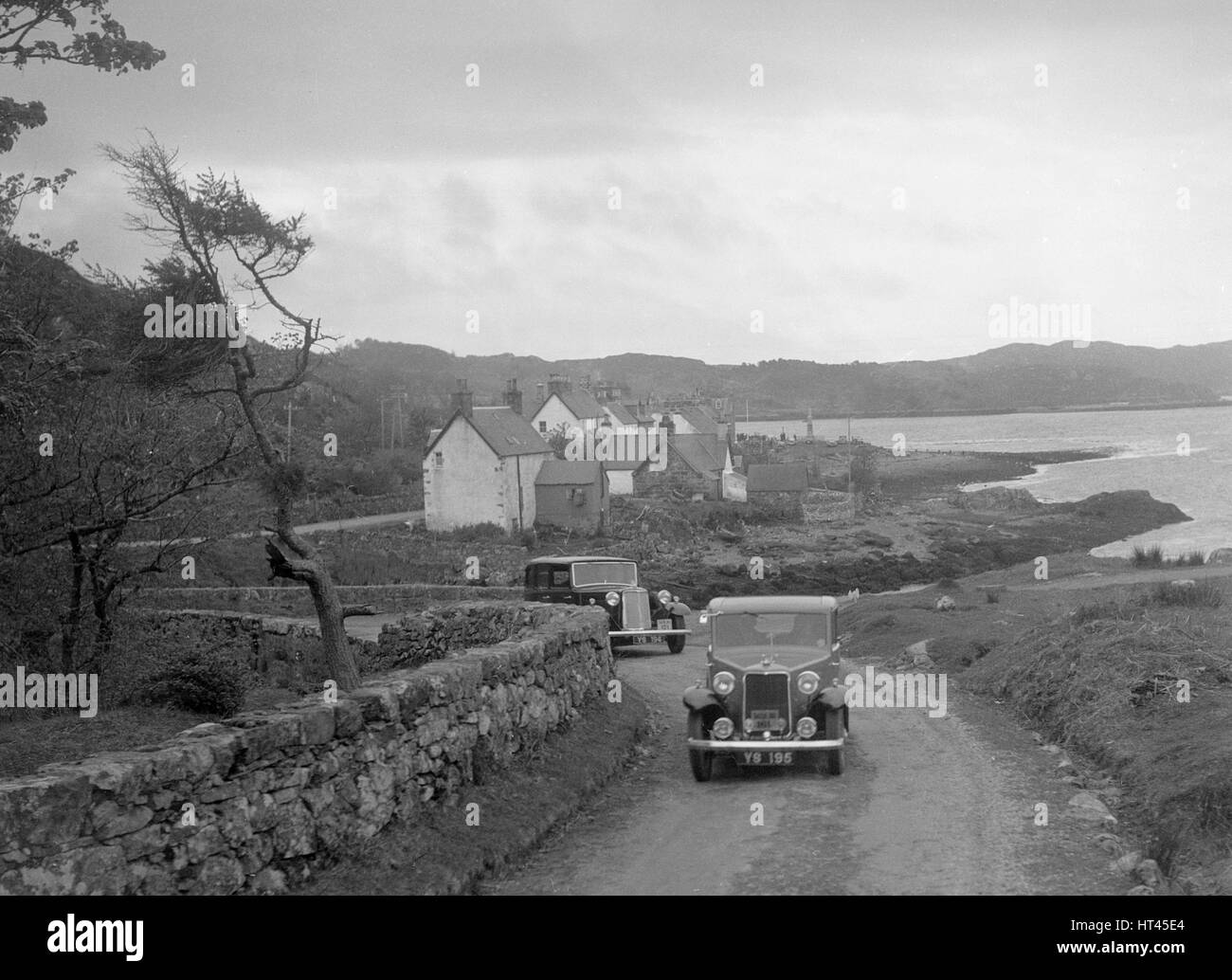 Armstrong-Siddeley 12/6 saloon of JC Wilson competing in the RSAC ...