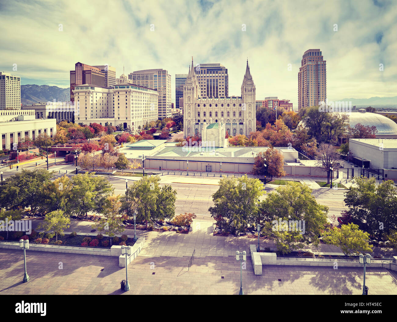 Salt lake city skyline hi-res stock photography and images - Alamy