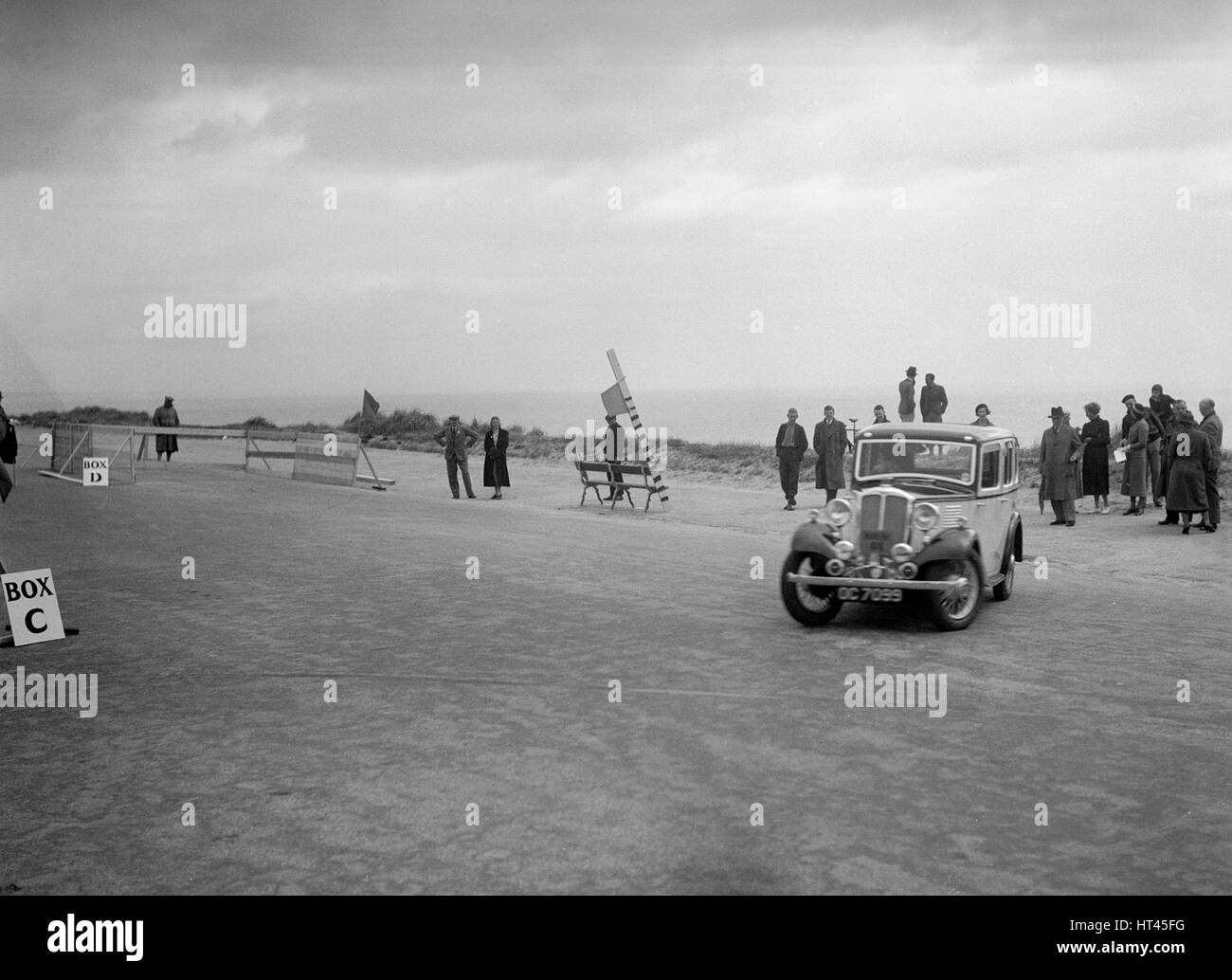 Standard Twelve saloon of Mrs SH Richards competing in the RSAC ...