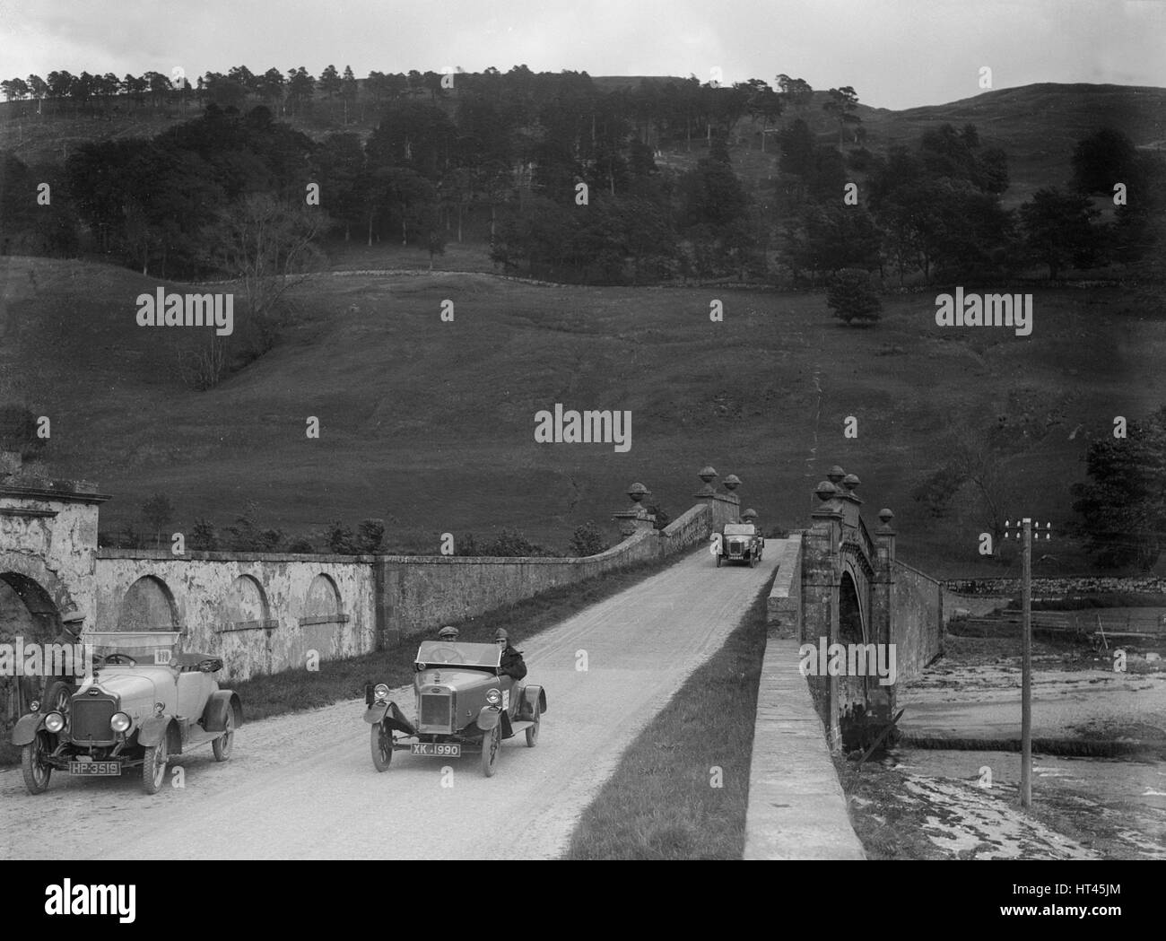 Lagonda of WH Oates, Calcott open tourer and Wolseley at the Scottish ...