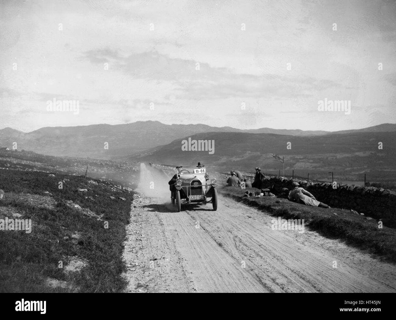 Mathis 7.5 hp of HG Cassie competing in the Scottish Light Car Trial ...