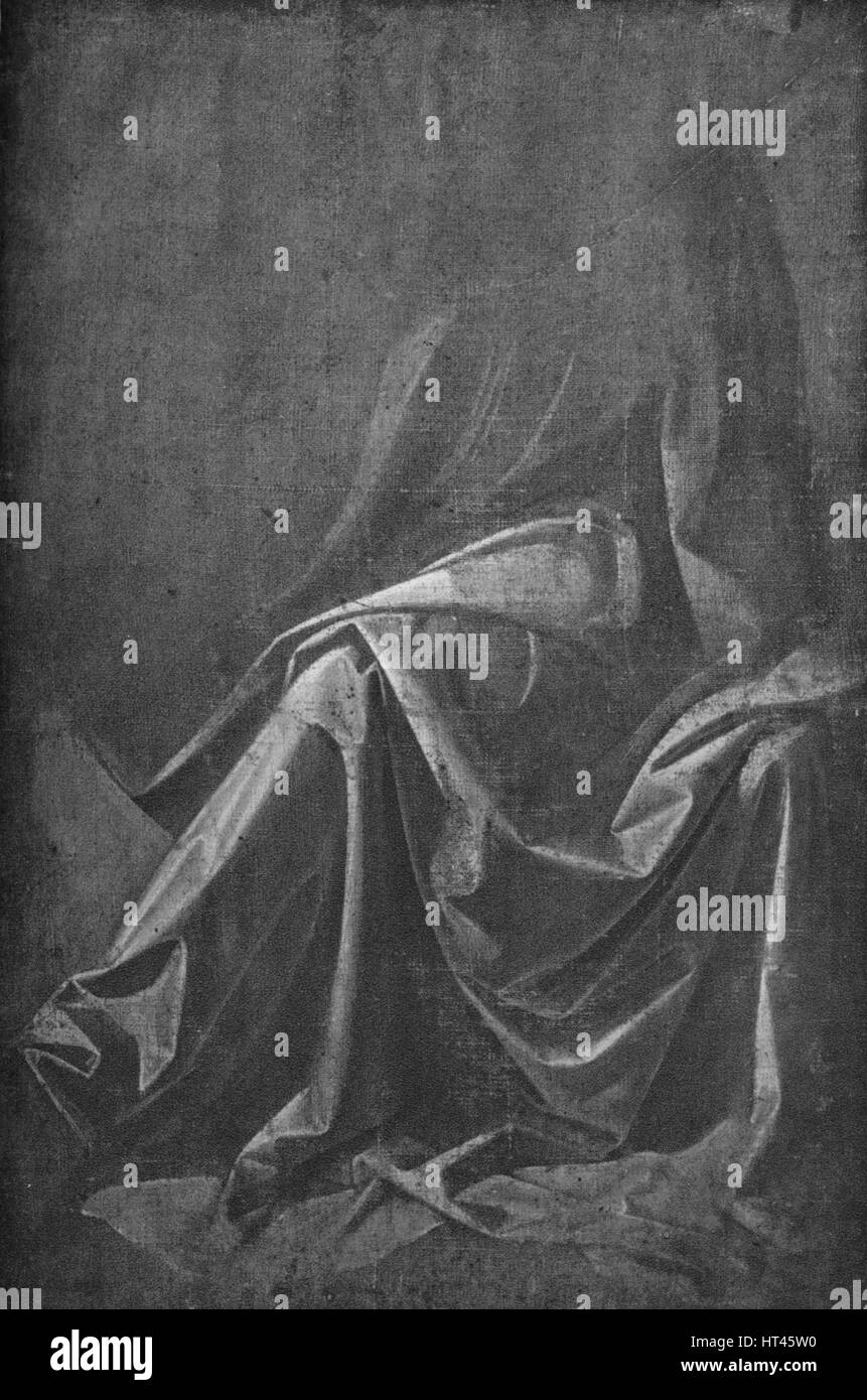 'Cast of Drapery for a Seated Figure', c1475 (1945). Artist: Leonardo ...