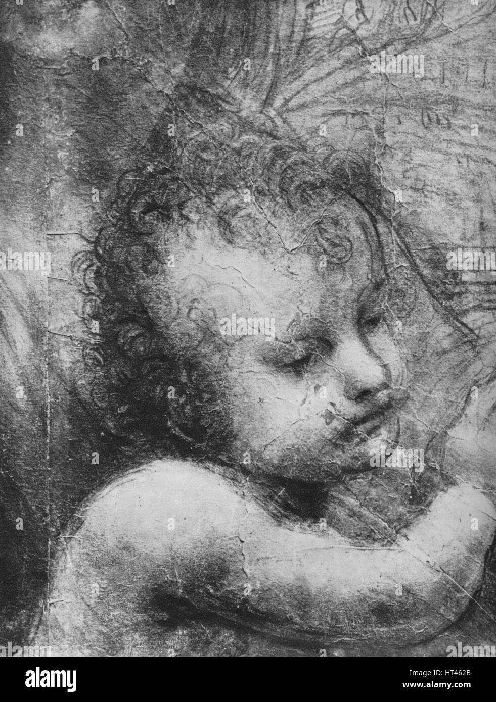 'Head of the Infant Jesus - Virgin and Child with St. Anne and Infant ...
