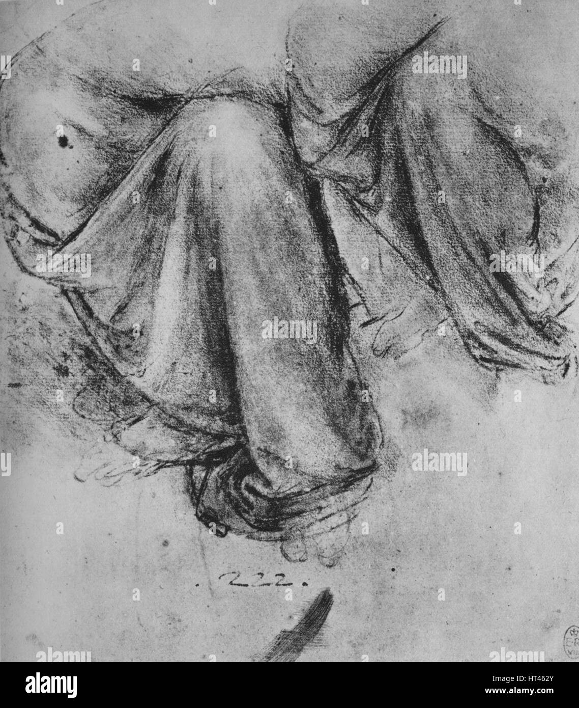 Leonardo drapery studies hi-res stock photography and images - Alamy