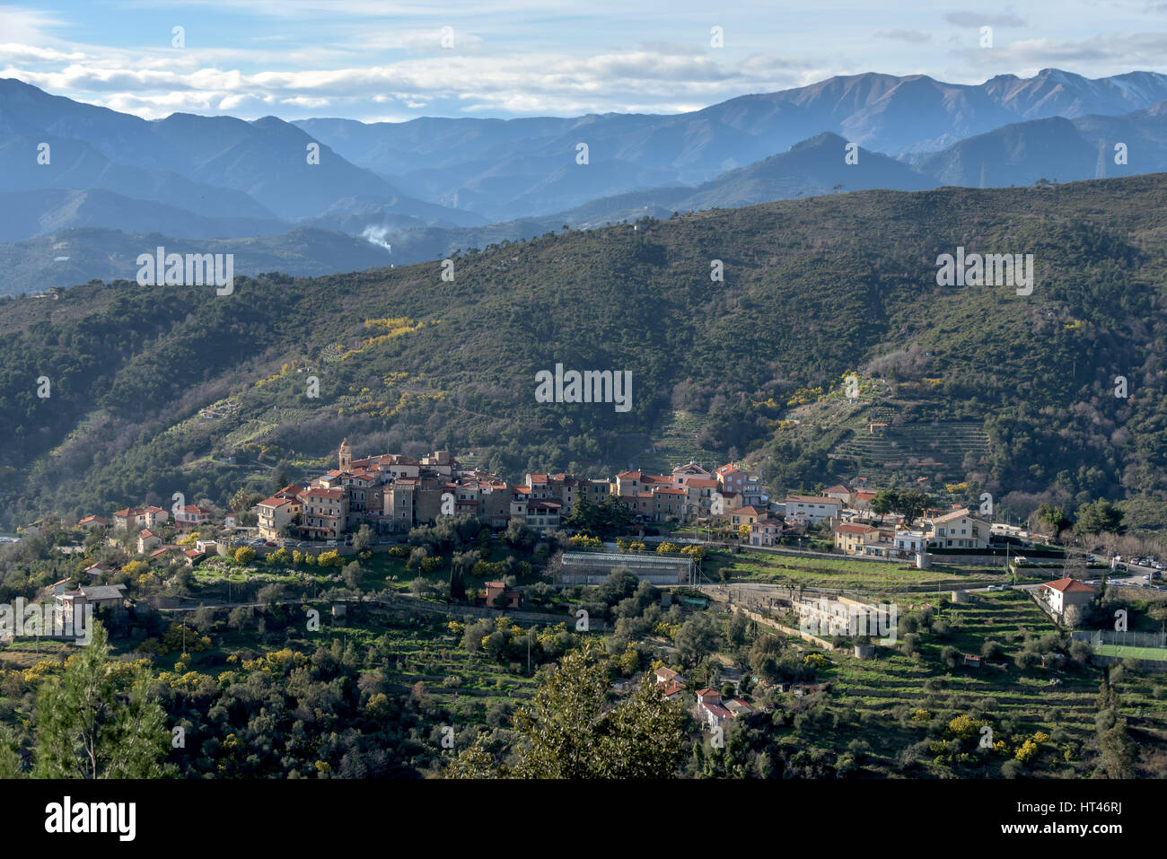 The Principality of Seborga, near Imperia, in Liguria province, Italy ...