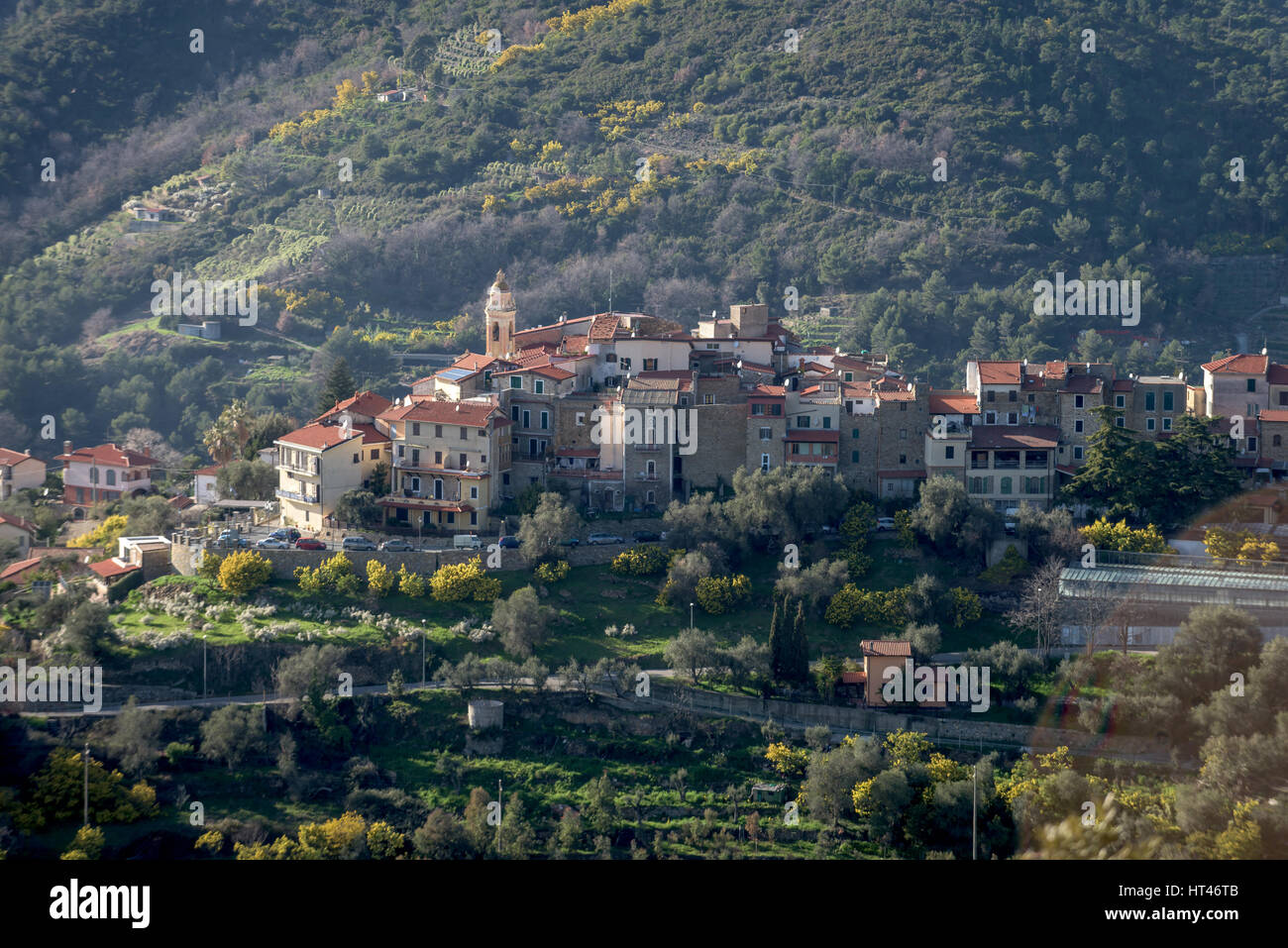 The Principality of Seborga, near Imperia, in Liguria province, Italy ...