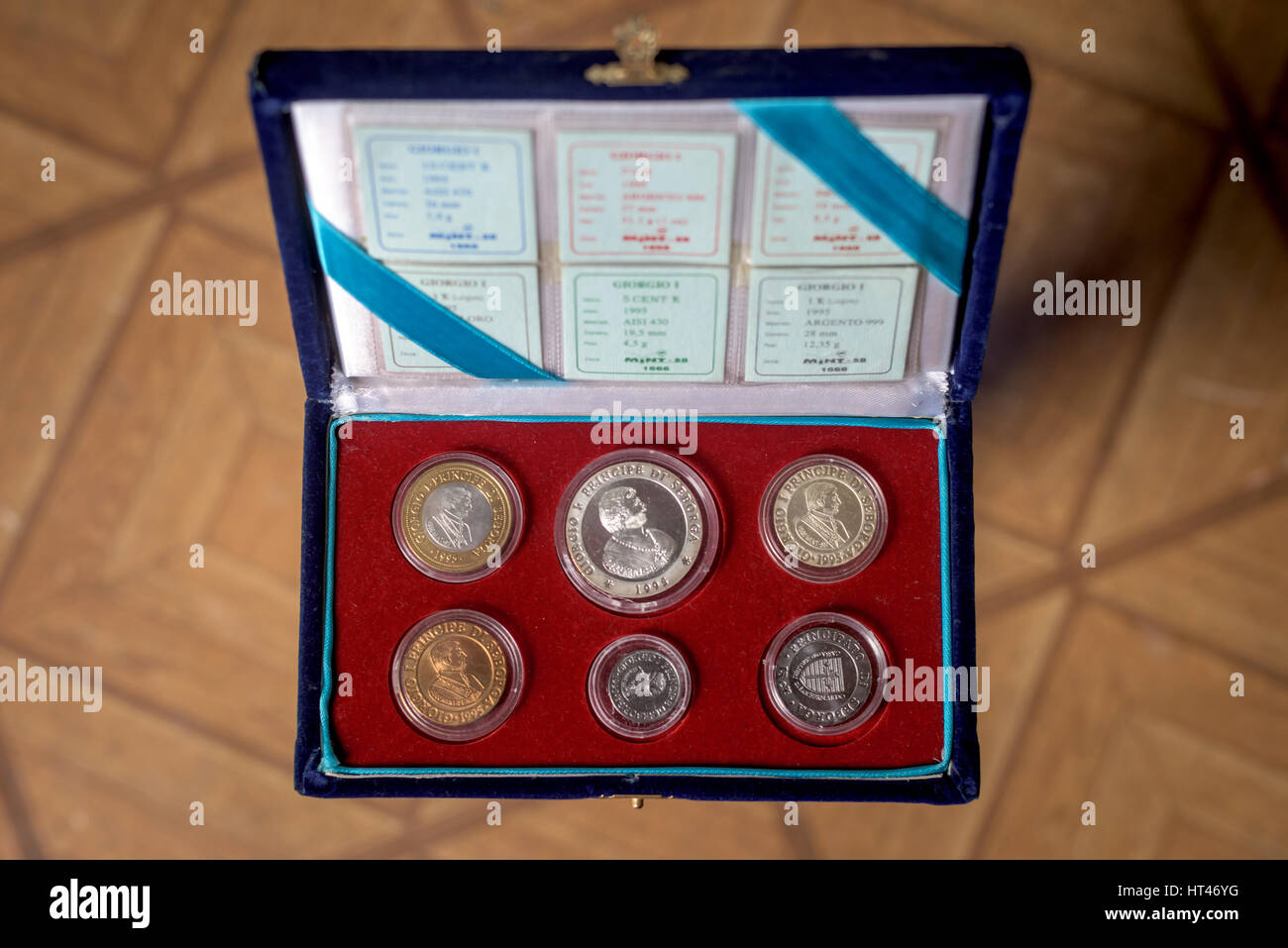 Collection of Luigino, the currency of the Principality of Seborga ...