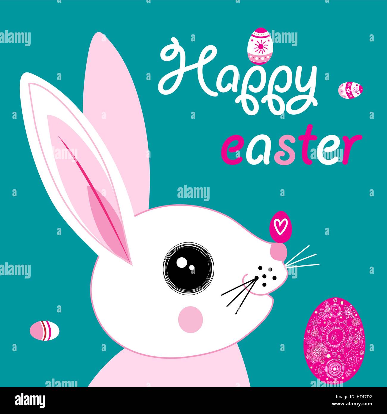 Holiday background easter decorations Stock Vector Images - Alamy